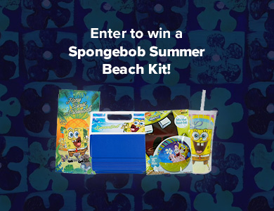 WIN A SPONGEBOB SUMMER BEACH KIT View Our Merchandise Sweepstakes