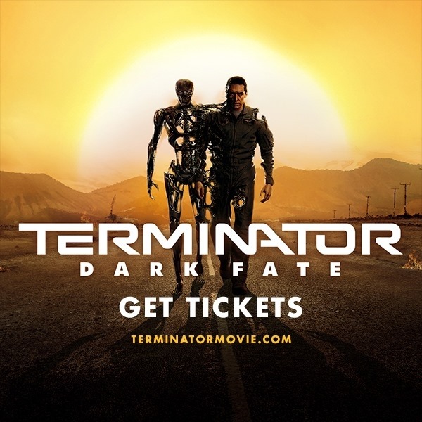 Freebie Friday: TERMINATOR DARK FATE View Our Merchandise Sweepstakes